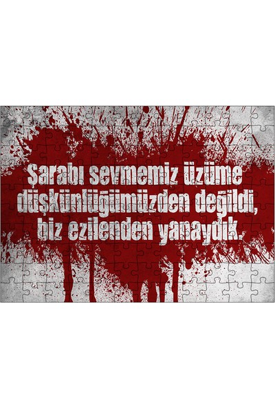 Tablomega Ahşap Mdf Puzzle Yapboz Kutsal Satırlar 120 Parça 25*35 cm Tablomega Ahşap Mdf Puzzle Yapboz Kutsal Satırlar 120 Parça 25*35 cm