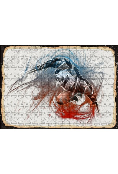 Tablomega Ahşap Mdf Puzzle Yapboz Kılıçlı Şövalye 255 Parça 35*50 cm