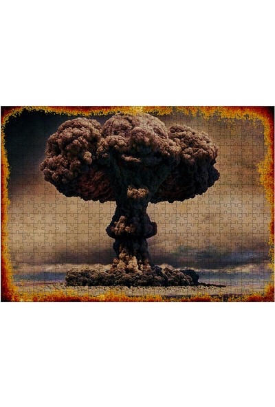 Tablomega Ahşap Mdf Puzzle Yapboz Atom Bombası Bulutu 500 Parça 50*70 cm Tablomega Ahşap Mdf Puzzle Yapboz Atom Bombası Bulutu 500 Parça 50*70 cm