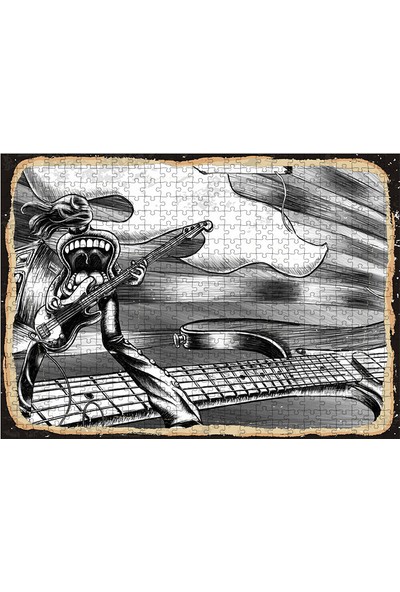 Tablomega Ahşap Mdf Puzzle Yapboz Rock Müzik 500 Parça 50*70 cm Tablomega Ahşap Mdf Puzzle Yapboz Rock Müzik 500 Parça 50*70 cm