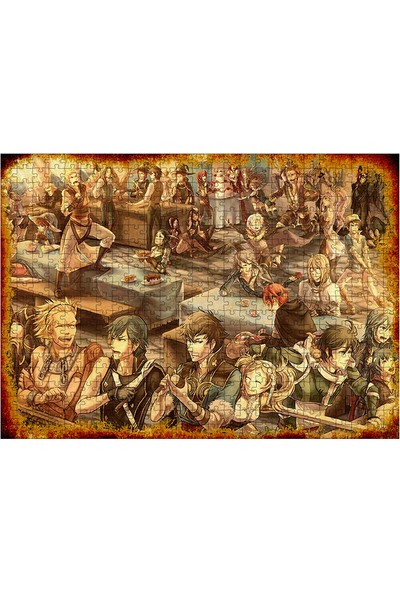 Tablomega Ahşap Mdf Puzzle Yapboz Fire Emblem Awakening 500 Parça 50*70 cm