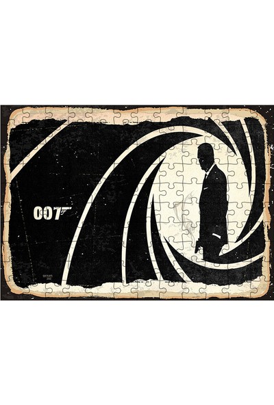 Tablomega Ahşap Mdf Puzzle Yapboz 007 James Bond 120 Parça 25*35 cm Tablomega Ahşap Mdf Puzzle Yapboz 007 James Bond 120 Parça 25*35 cm