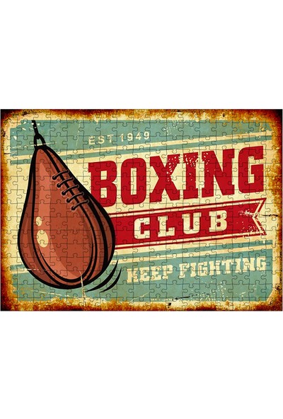 Tablomega Ahşap Mdf Puzzle Yapboz Boks Kulübü 255 Parça 35*50 cm