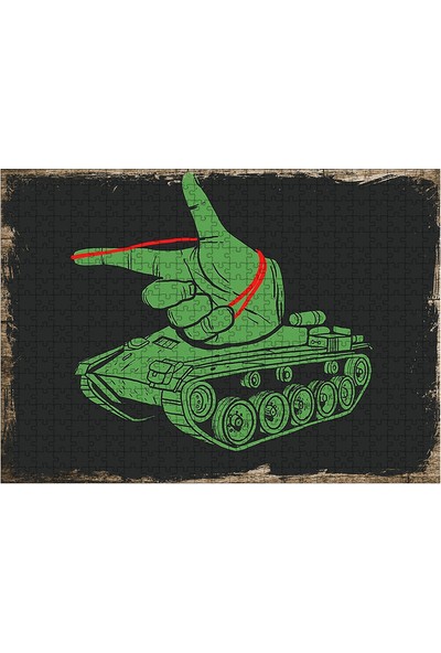 Tablomega Ahşap Mdf Puzzle Yapboz Askeri Tank 500 Parça 50*70 cm Tablomega Ahşap Mdf Puzzle Yapboz Askeri Tank 500 Parça 50*70 cm