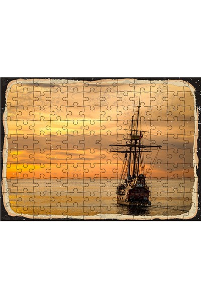 Tablomega Ahşap Mdf Puzzle Yapboz Denize Açılan Gemi 120 Parça 25*35 cm Tablomega Ahşap Mdf Puzzle Yapboz Denize Açılan Gemi 120 Parça 25*35 cm