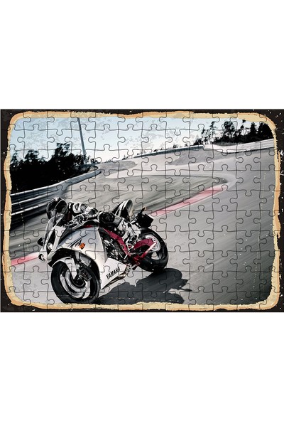 Tablomega Ahşap Mdf Puzzle Yapboz Yarış Motosikleti 120 Parça 25*35 cm Tablomega Ahşap Mdf Puzzle Yapboz Yarış Motosikleti 120 Parça 25*35 cm
