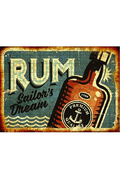 Tablomega Ahşap Mdf Puzzle Yapboz Denizcinin Rüyası 120 Parça 25*35 cm