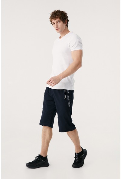 FullaModa Cebi Fermuarlı Baskılı Kapri