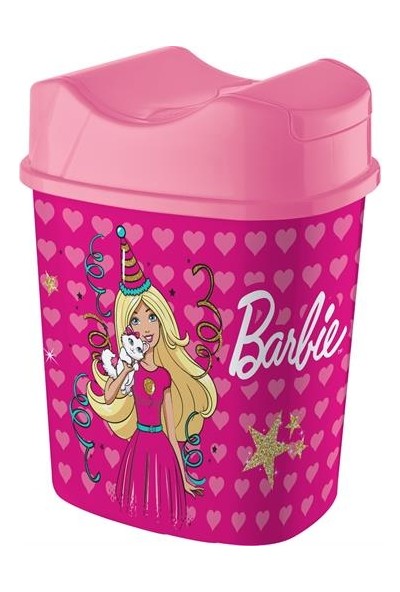 Yenihomecare Barbie Lisanslı 5.5 Lt Çöp Kovası 714541