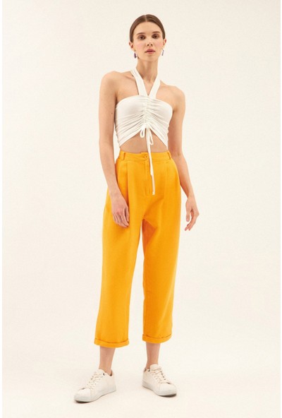 Cloi 22SS-01-0084 Pantolon Pli Detaylı Duble Paça