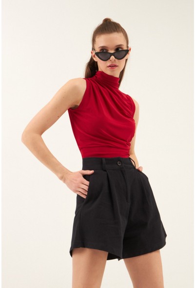 Cloi 22SS-01-0085 Şort Plili