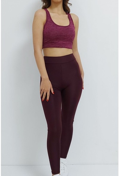 İnobag Toparlayıcı Disko Tayt Mürdüm İnobag Toparlayıcı Disko Tayt Mürdüm