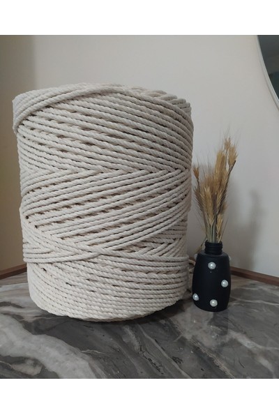 7/24 Avm Makrome Ipi 5 mm 3 Büküm 5 Kilo