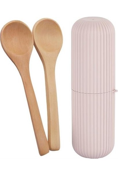 Yenihomecare Homecare El Yapımı Ahşap Bebek Kaşığı Kutulu Set 713426