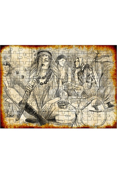 Tablomega Ahşap Mdf Puzzle Yapboz Nargile Posteri 120 Parça 25*35 cm Tablomega Ahşap Mdf Puzzle Yapboz Nargile Posteri 120 Parça 25*35 cm