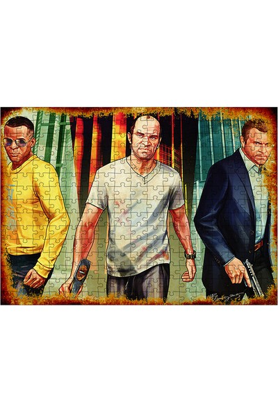 Tablomega Ahşap Mdf Puzzle Yapboz Silahlı Adamlar 255 Parça 35*50 cm Tablomega Ahşap Mdf Puzzle Yapboz Silahlı Adamlar 255 Parça 35*50 cm