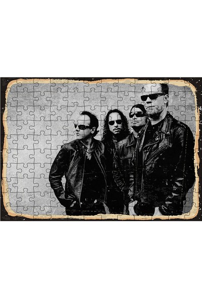 Tablomega Ahşap Mdf Puzzle Yapboz Metallica 120 Parça 25*35 cm Tablomega Ahşap Mdf Puzzle Yapboz Metallica 120 Parça 25*35 cm