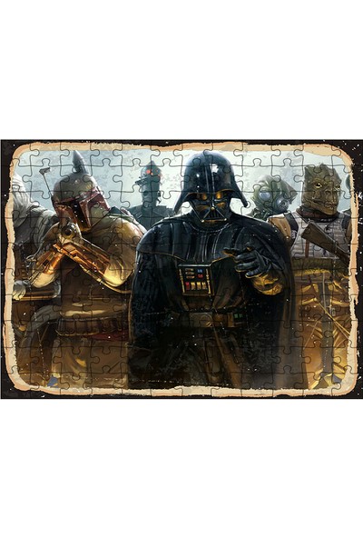 Tablomega Ahşap Mdf Puzzle Yapboz Darth Vader 120 Parça 25*35 cm Tablomega Ahşap Mdf Puzzle Yapboz Darth Vader 120 Parça 25*35 cm