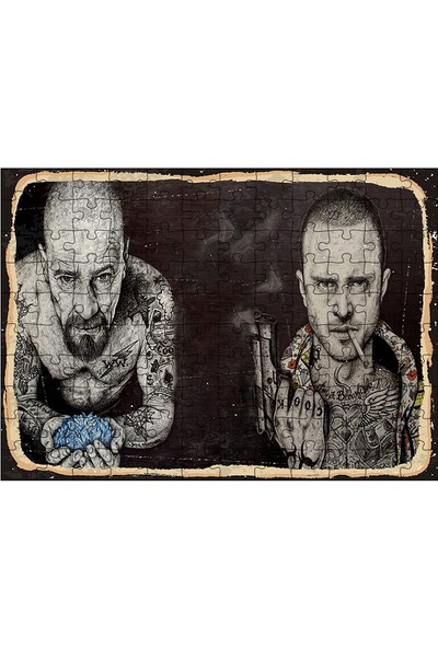 Tablomega Ahşap Mdf Puzzle Yapboz Breaking Bad 120 Parça 25*35 cm