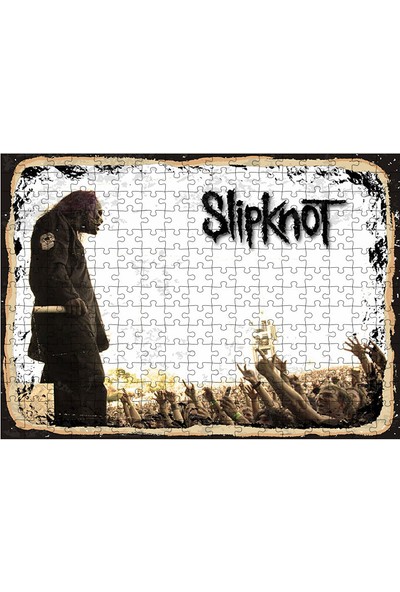 Tablomega Ahşap Mdf Puzzle Yapboz Slipknot 255 Parça 35*50 cm Tablomega Ahşap Mdf Puzzle Yapboz Slipknot 255 Parça 35*50 cm