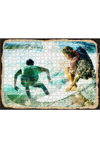 Tablomega Ahşap Mdf Puzzle Yapboz Sörf 500 Parça 50*70 cm