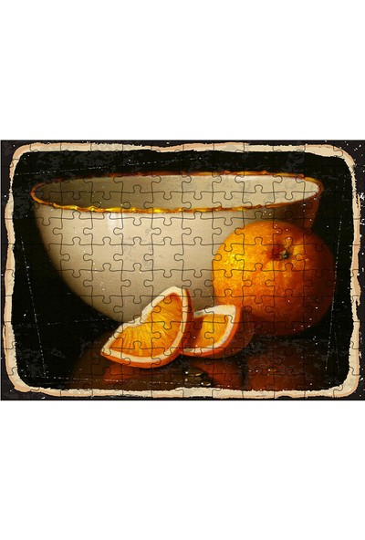 Tablomega Ahşap Mdf Puzzle Yapboz Portakallar 120 Parça 25*35 cm