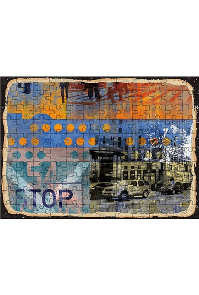 Tablomega Ahşap Mdf Puzzle Yapboz 54 Stop 120 Parça 25*35 cm