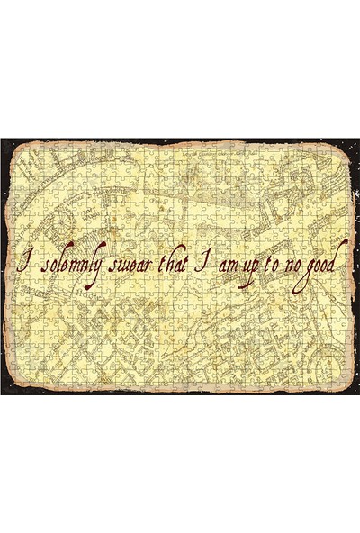 Tablomega Ahşap Mdf Puzzle Yapboz I Sole My Swear That I Am Up To No Good 500 Parça 50*70 cm Tablomega Ahşap Mdf Puzzle Yapboz I Sole My Swear That I Am Up To No Good 500 Parça 50*70 cm