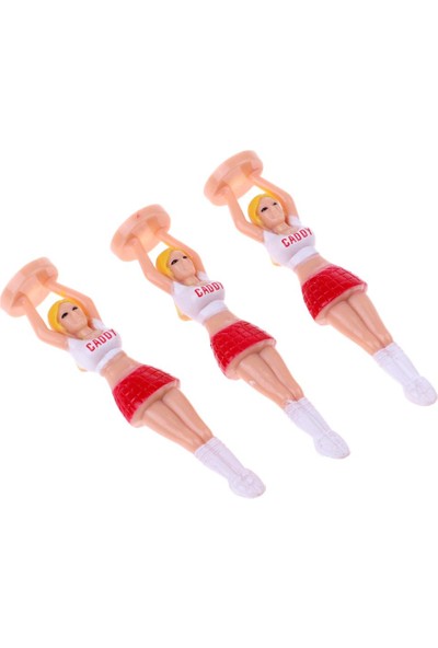 3 Parça Yenilik Güzellik Kız Caddy Golf Tees Amigo Tees Divot Araçları 3 Parça Yenilik Güzellik Kız Caddy Golf Tees Amigo Tees Divot Araçları