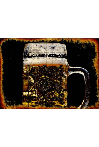 Tablomega Ahşap Mdf Puzzle Yapboz Soğuk Bira 255 Parça 35*50 cm