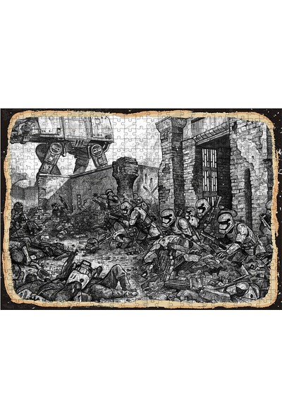 Tablomega Ahşap Mdf Puzzle Yapboz Star Wars Savaşı 500 Parça 50*70 cm Tablomega Ahşap Mdf Puzzle Yapboz Star Wars Savaşı 500 Parça 50*70 cm