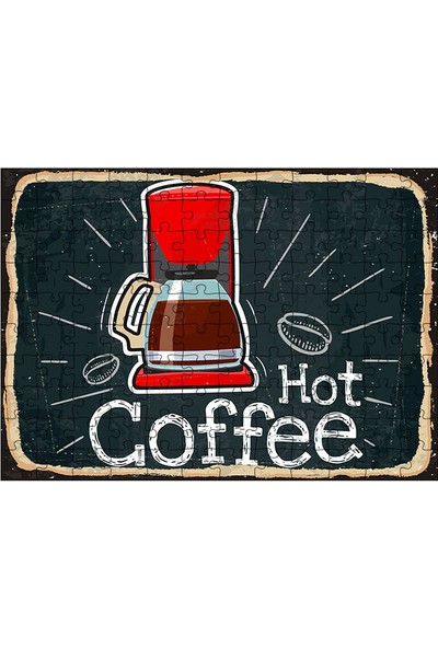 Tablomega Ahşap Mdf Puzzle Yapboz Sıcak Kahve 120 Parça 25*35 cm