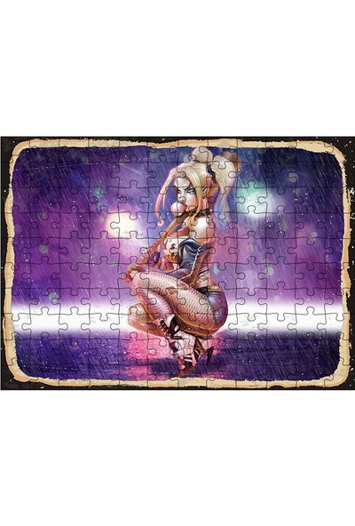 Tablomega Ahşap Mdf Puzzle Yapboz Yaramaz Kız 120 Parça 25*35 cm Tablomega Ahşap Mdf Puzzle Yapboz Yaramaz Kız 120 Parça 25*35 cm
