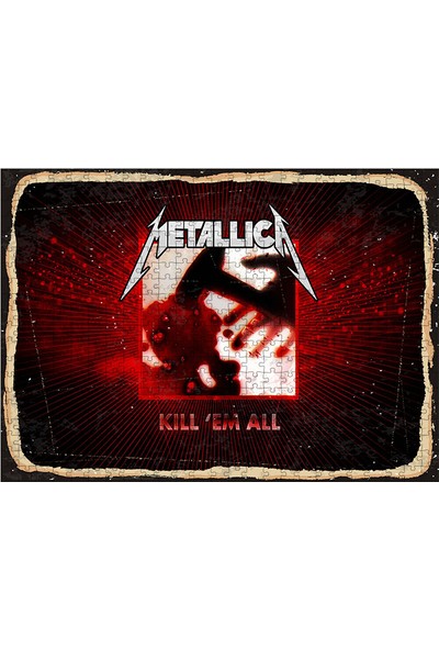 Tablomega Ahşap Mdf Puzzle Yapboz Metallica 500 Parça 50*70 cm Tablomega Ahşap Mdf Puzzle Yapboz Metallica 500 Parça 50*70 cm