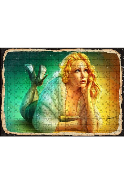 Tablomega Ahşap Mdf Puzzle Yapboz Düşünceli Kadın 255 Parça 35*50 cm Tablomega Ahşap Mdf Puzzle Yapboz Düşünceli Kadın 255 Parça 35*50 cm