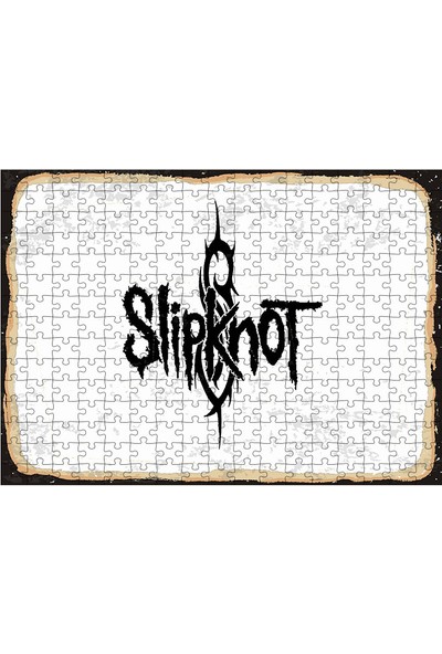 Tablomega Ahşap Mdf Puzzle Yapboz Slipknot 255 Parça 35*50 cm Tablomega Ahşap Mdf Puzzle Yapboz Slipknot 255 Parça 35*50 cm