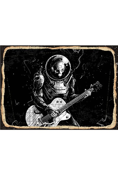 Tablomega Ahşap Mdf Puzzle Yapboz Gitarist Astronot 120 Parça 25*35 cm Tablomega Ahşap Mdf Puzzle Yapboz Gitarist Astronot 120 Parça 25*35 cm