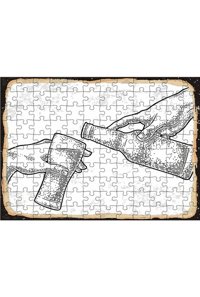 Tablomega Ahşap Mdf Puzzle Yapboz Meşrubat 120 Parça 25*35 cm Tablomega Ahşap Mdf Puzzle Yapboz Meşrubat 120 Parça 25*35 cm