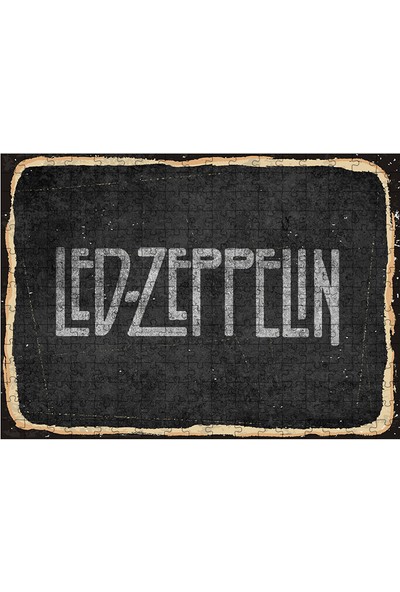 Tablomega Ahşap Mdf Puzzle Yapboz LED Zeppelin 255 Parça 35*50 cm Tablomega Ahşap Mdf Puzzle Yapboz LED Zeppelin 255 Parça 35*50 cm