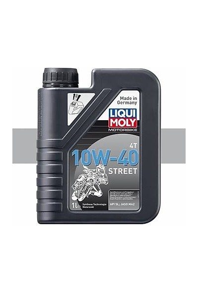 Liqui Moly 10W-40 Street 10W40 4t Sentetik Motor Yağı 1 Litre Liqui Moly 10W-40 Street 10W40 4t Sentetik Motor Yağı 1 Litre