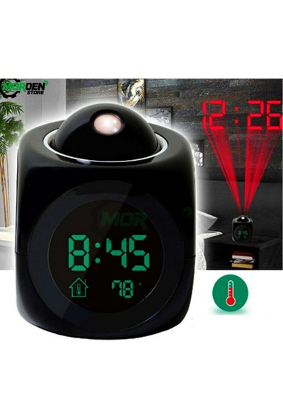 TamamElek Akıllı Çok Fonksiyonlu LCD Ekran Konuşan Dijital Projeksiyon Çalar Saat TamamElek Akıllı Çok Fonksiyonlu LCD Ekran Konuşan Dijital Projeksiyon Çalar Saat