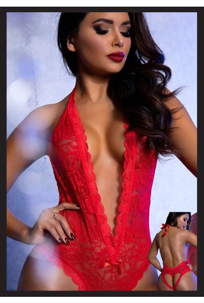 LoeFit Kadın Kırmızı Büyük Beden Fantezi Babydoll Seksi Fantazi Çamaşır LoeFit Kadın Kırmızı Büyük Beden Fantezi Babydoll Seksi Fantazi Çamaşır