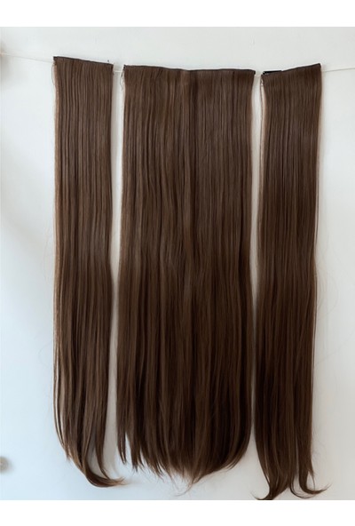 Yarımay+2 Yan Düz Kahve Tonu