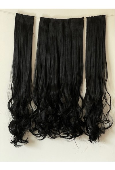 Yarımay+2 Yan Siyah Maşa Dalgalı