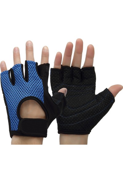 Air Body Eldiveni Fitness Body Building Spor Ağırlık Eldiveni Cırt Cırtlı Kaydırmaz Kesik Eldiven