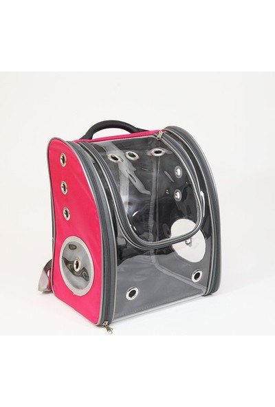 Bacco Milano Kedi ve Köpek Sırt Taşıma Çantası Pembe