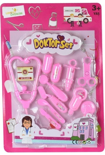 Limon Oyuncak Kartela Doktor Seti Limon Oyuncak Kartela Doktor Seti