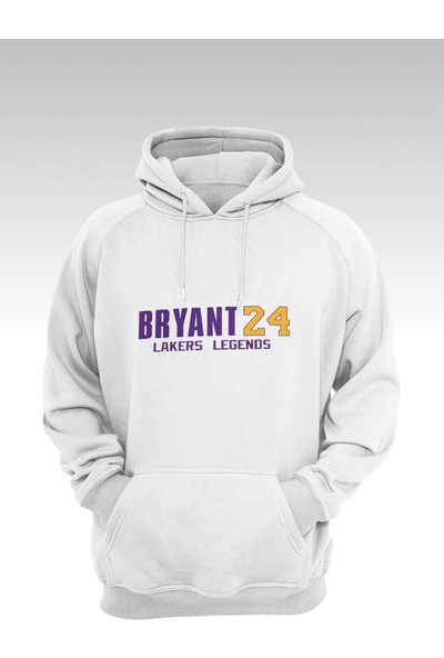 Bpm Kobe Bryant 82 Beyaz Kapşonlu Sweatshirt - Hoodie