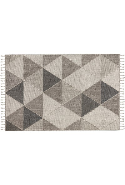 English Home Calvina Bukle Dokuma Halı 200X290 cm Krem-Gri