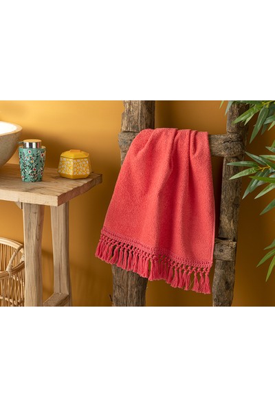 English Home Eaves Pamuklu Saçaklı Yüz Havlusu 50X70 cm Pembe English Home Eaves Pamuklu Saçaklı Yüz Havlusu 50X70 cm Pembe